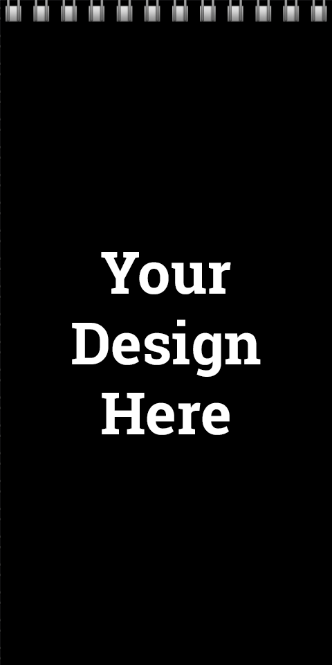 Browse Designs: 4” x 8” | Custom Reporters Notebooks