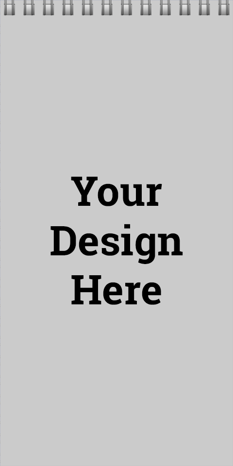 Browse Designs: 4” x 8” | Custom Reporters Notebooks