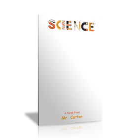 Teacher Gift Sticky Notes: Science | PrintPPS.com®
