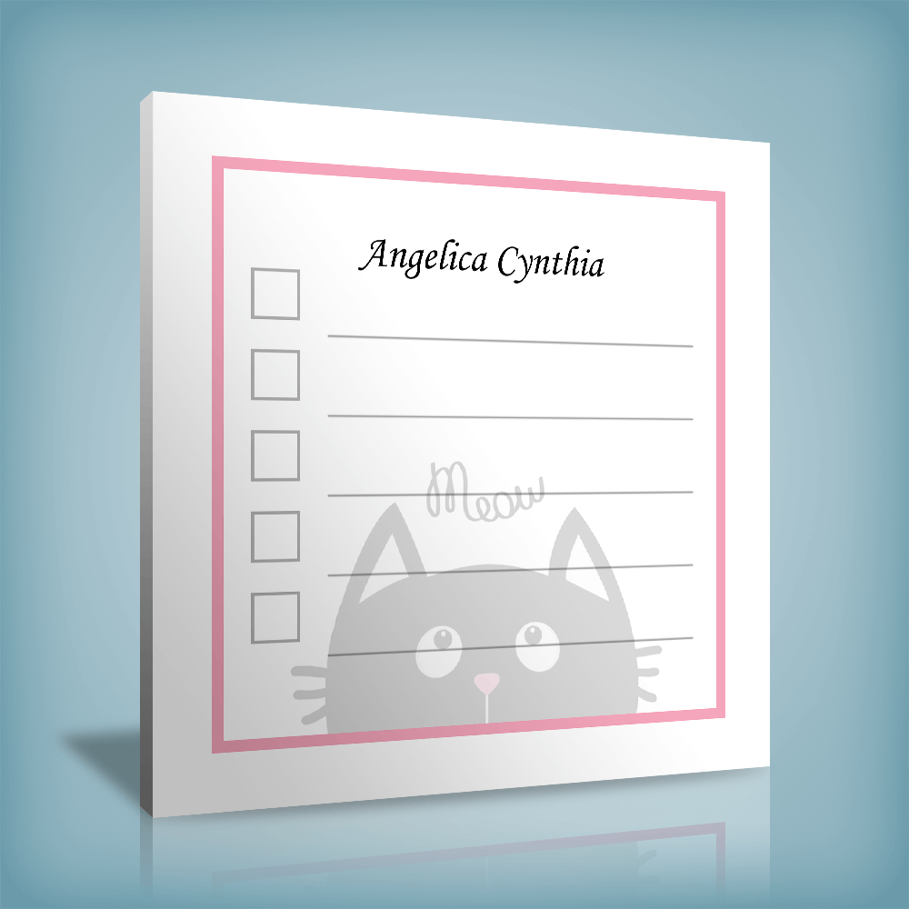 To Do Checklist Sticky Notes: 3” x 3” | PrintPPS.com®