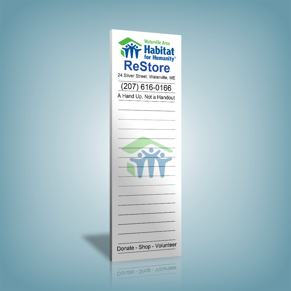 Custom Notepads: 3” x 9” | PrintPPS.com®