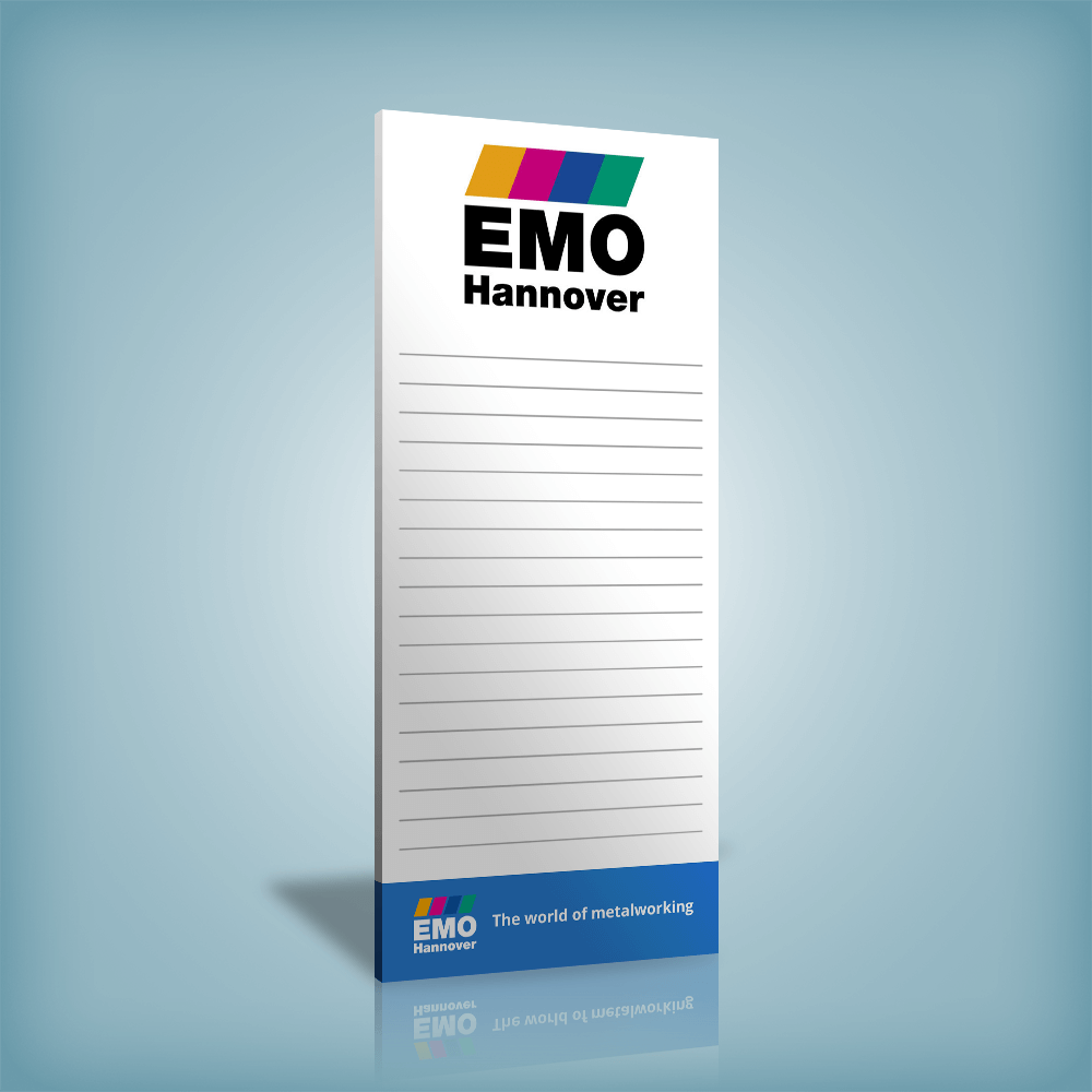 Ruled Line Custom Notepads: 3.5” x 8.5” | PrintPPS.com®