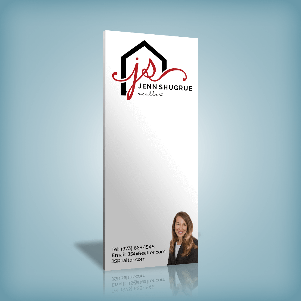 Real Estate/Realtor Notepads: 3.66” x 8.5” | PrintPPS.com®