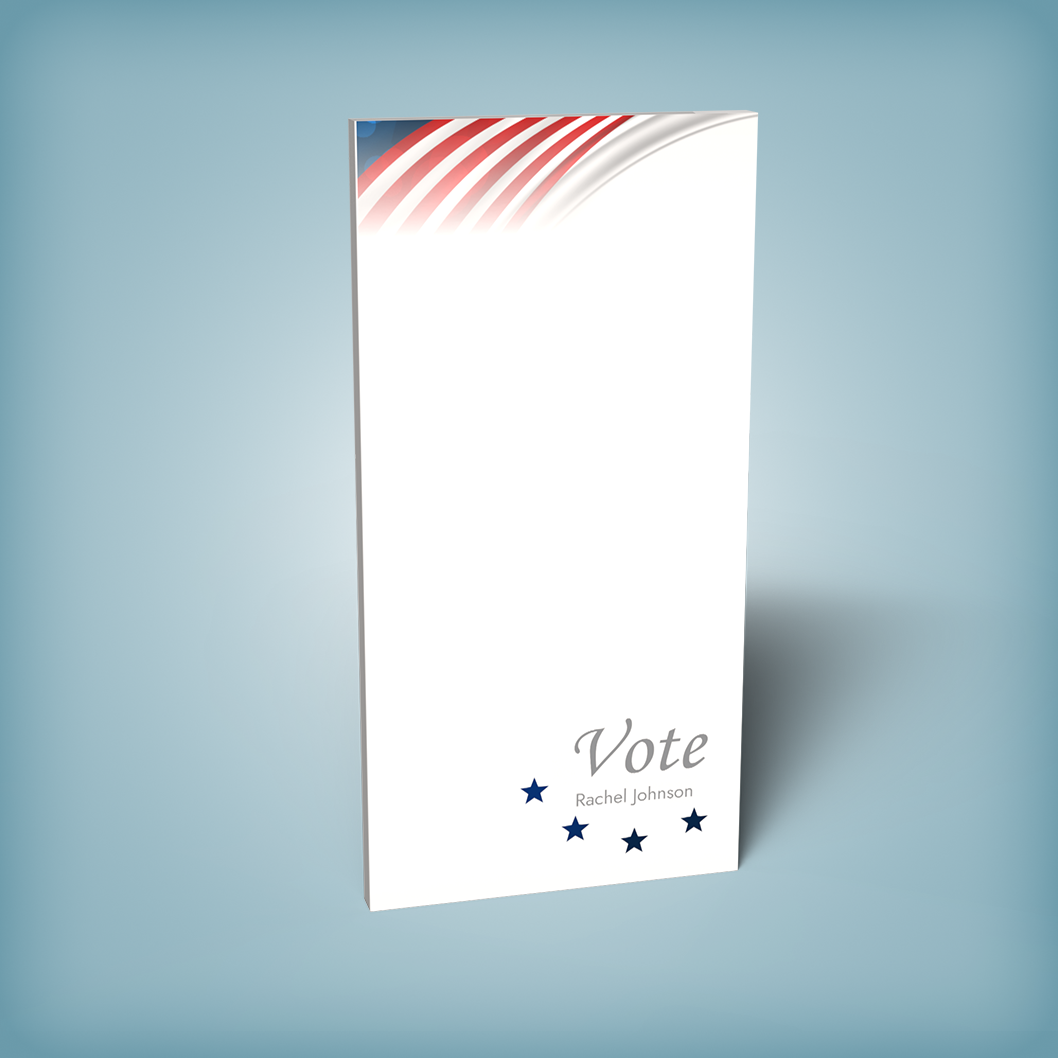 Custom Election Notepads: 3” x 6” | PrintPPS.com®