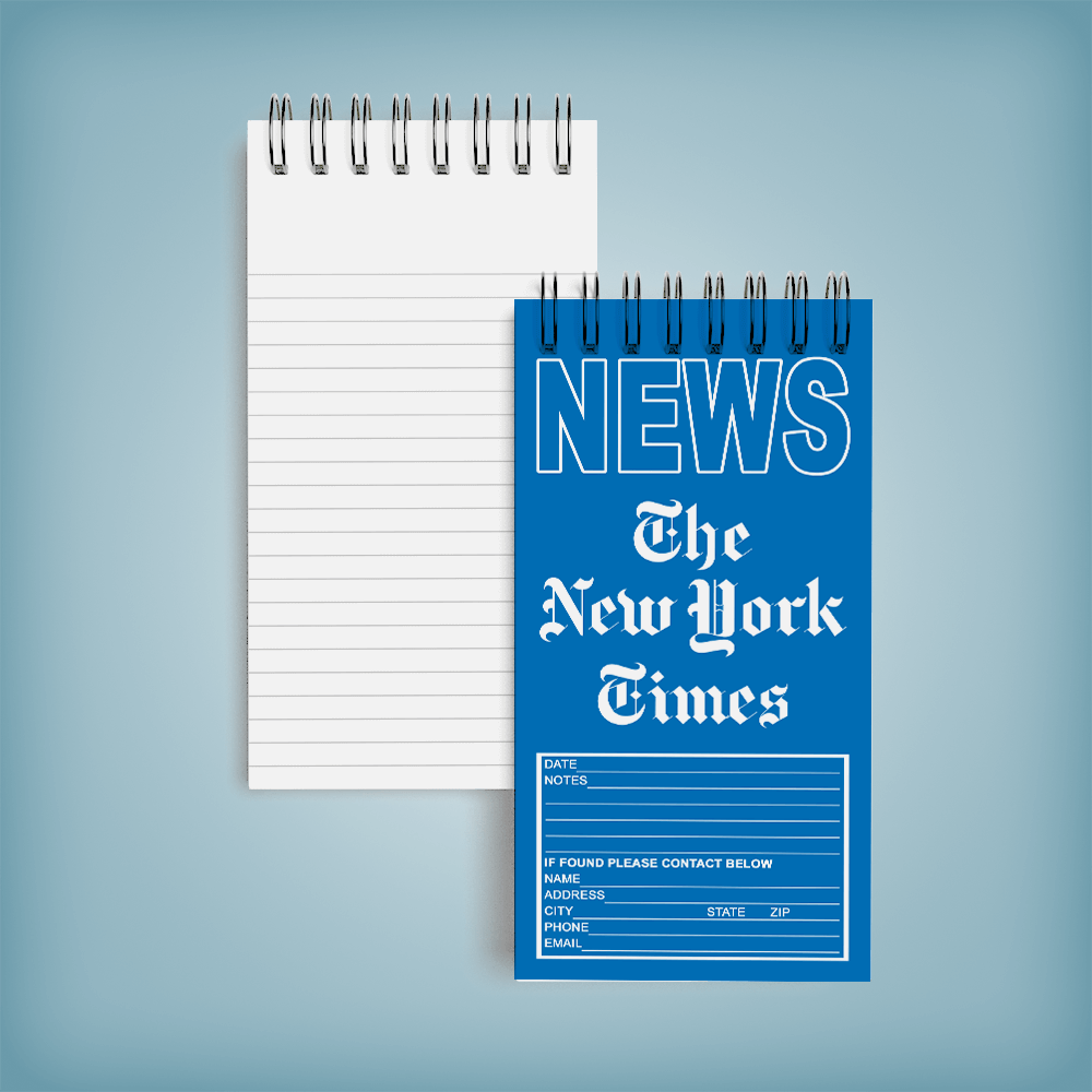 Custom Reporters Notebooks: 4” x 8” | PrintPPS.com®