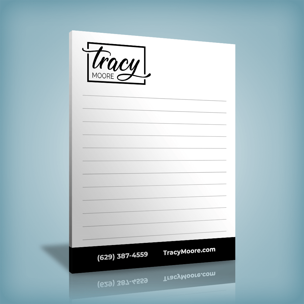 Ruled Line Custom Notepads: 4.25” x 5.5” | PrintPPS.com®