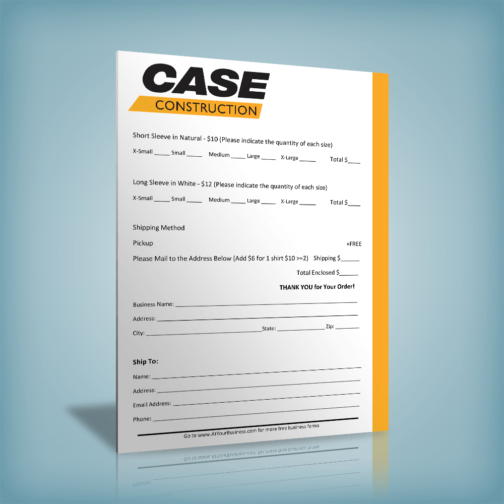 Business Form Pads: 8.5” x 11” | PrintPPS.com®