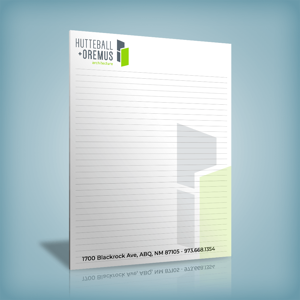 Ruled Line Custom Notepads: 8.5” x 11” | PrintPPS.com®
