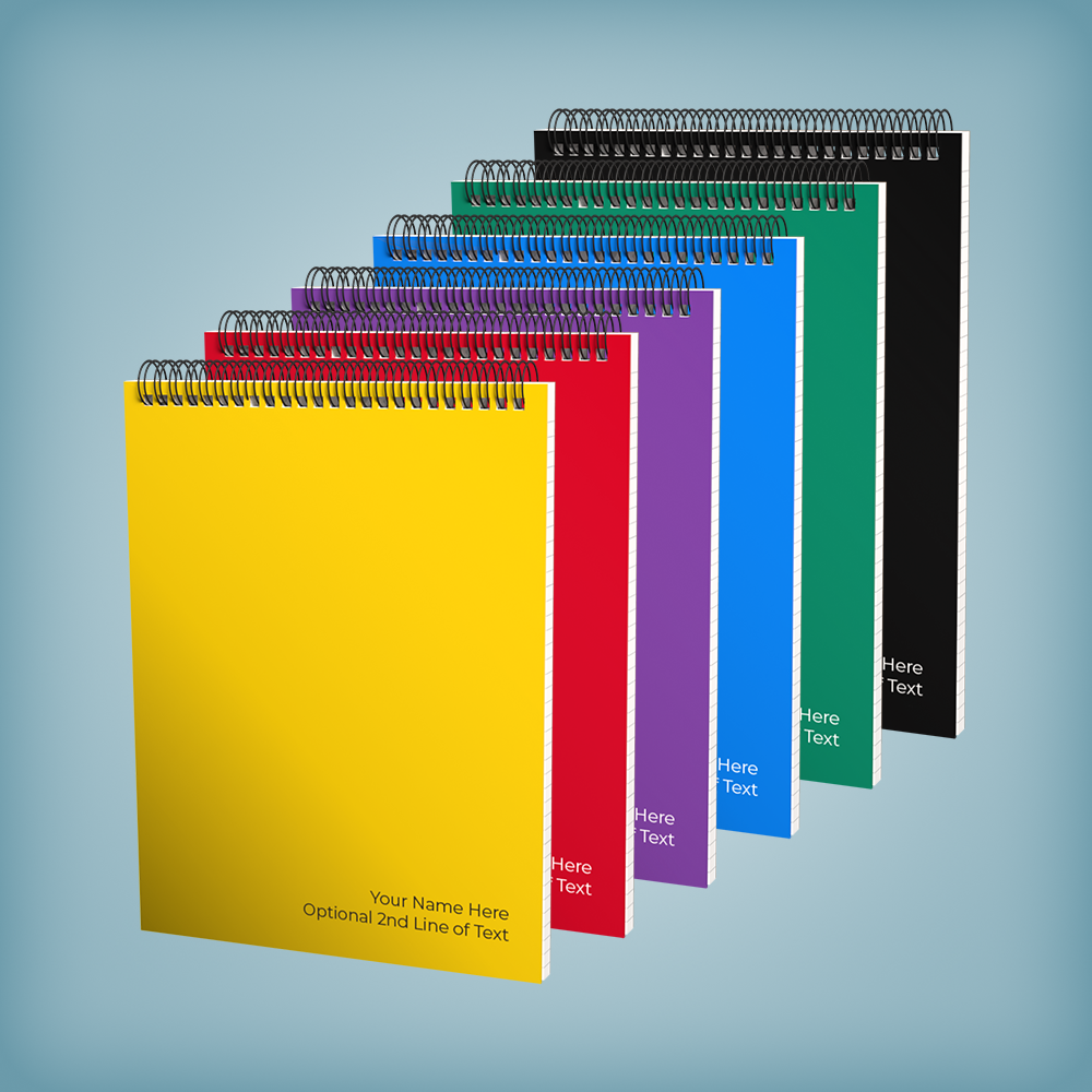 Custom Top Bound Spiral Notebooks | PrintPPS.com®