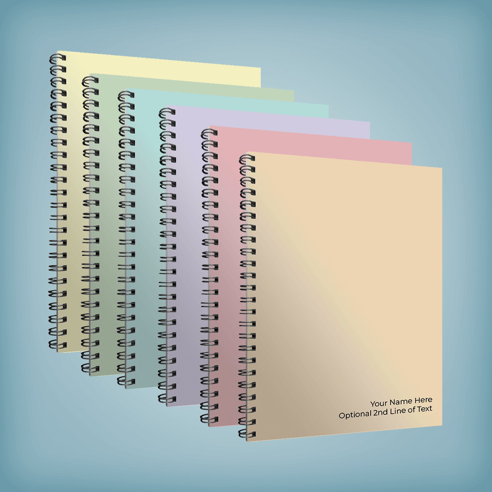 Pastel Spiral Notebooks | PrintPPS.com®