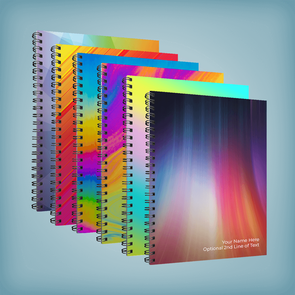 Rainbow Spiral Notebooks | PrintPPS.com®