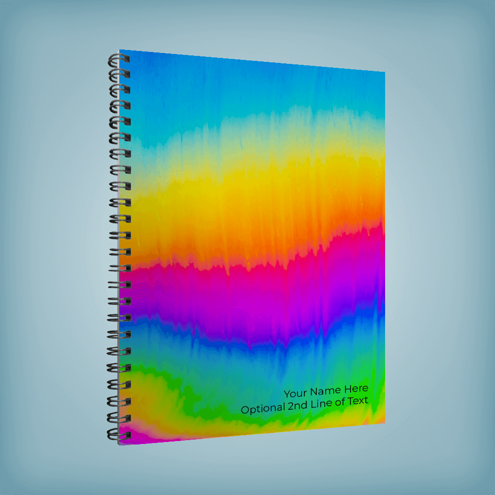 Rainbow Spiral Notebooks: Design 4 | PrintPPS.com®