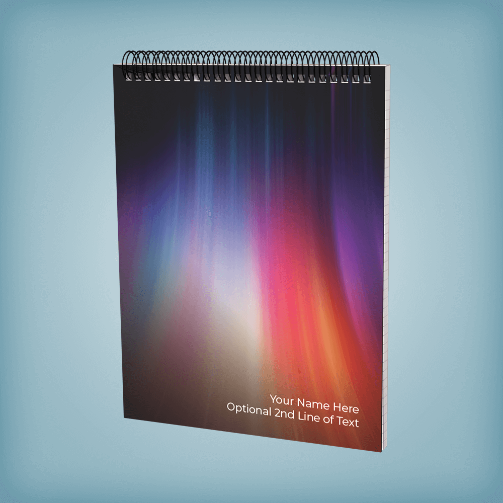 Rainbow Top Bound Spiral Notebooks: Design 1 | PrintPPS.com®