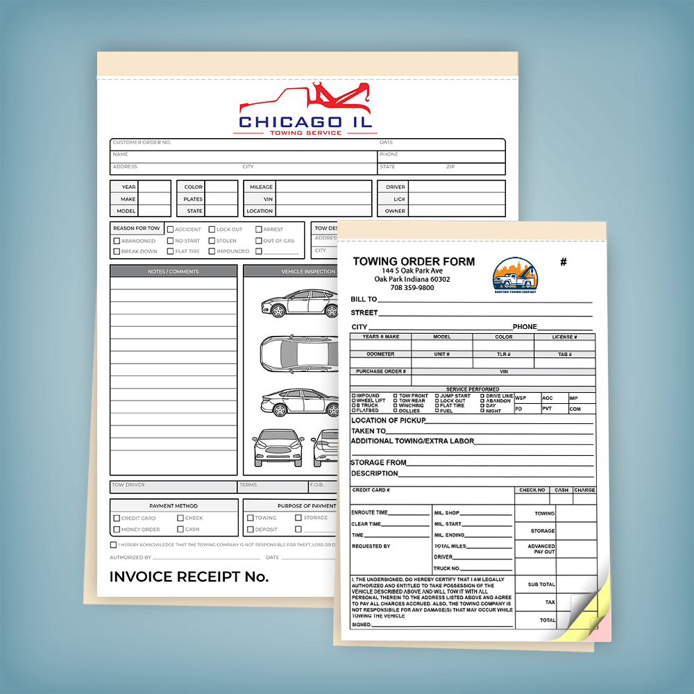 Towing Templates Printable