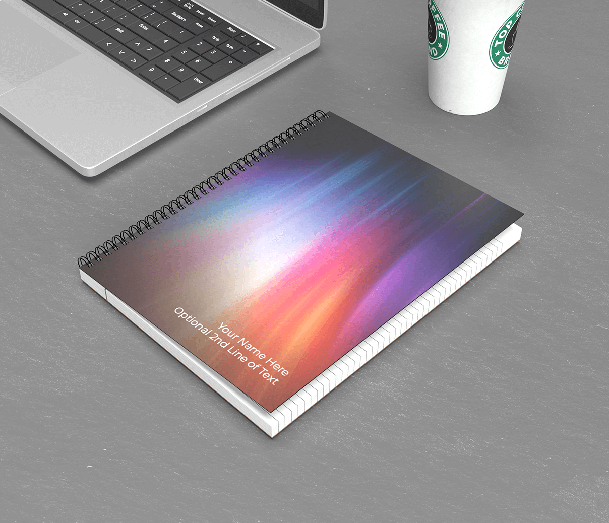 Rainbow Spiral Notebooks: Design 1 | PrintPPS.com®