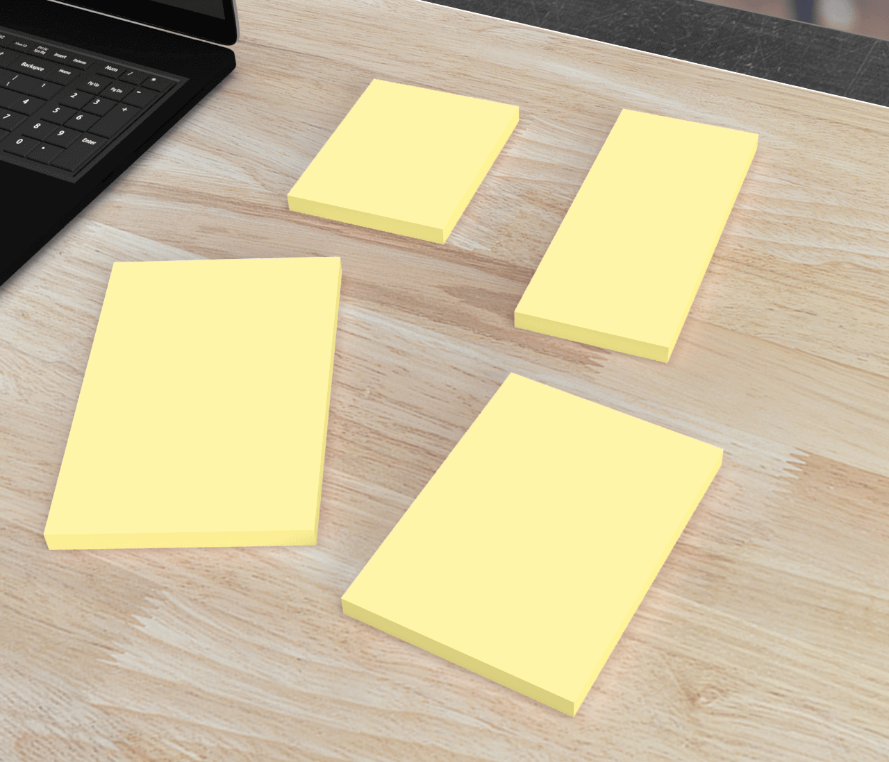 yellow lined paper notepad